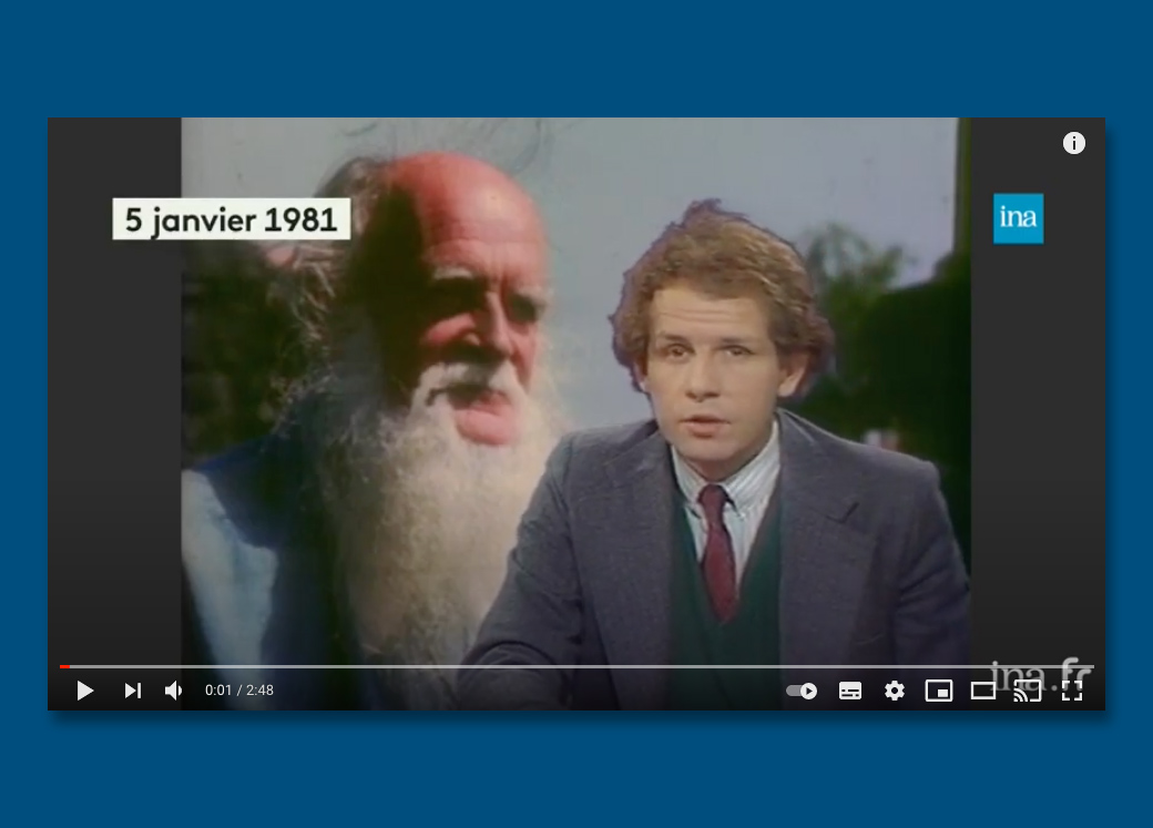 Lanza del Vasto in less than three minutes – Lanza del Vasto